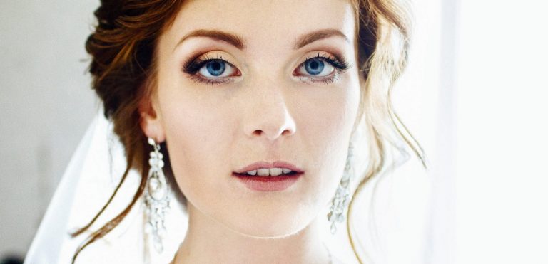 Wedding Make-Up Ideas for Blue-Eyed Bride | Maybe May